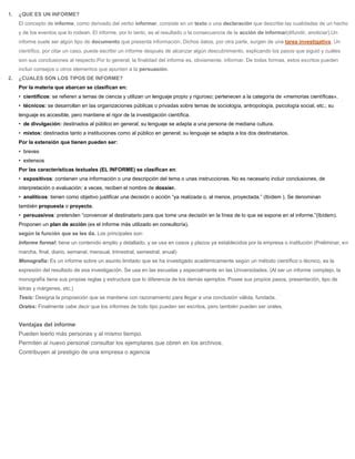 Que Es Un Informe PDF Descarga Gratuita