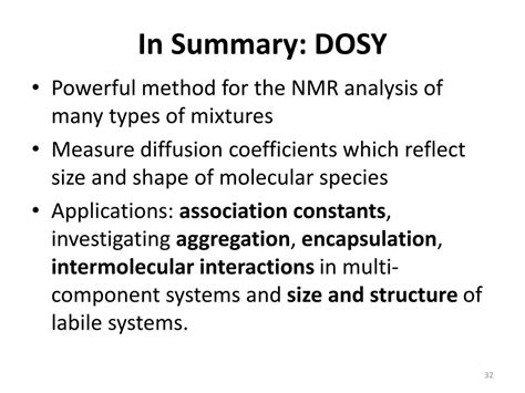 PPT Diffusion Ordered Spectroscopy PowerPoint Presentation Free