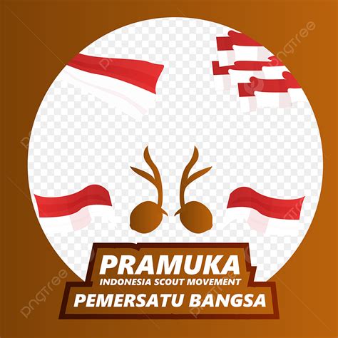 Cool Twibbon Design Selamat Hari Pramuka Vector PNG Atunes Kelapa