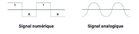 Signaux numérique et analogique Download Scientific Diagram