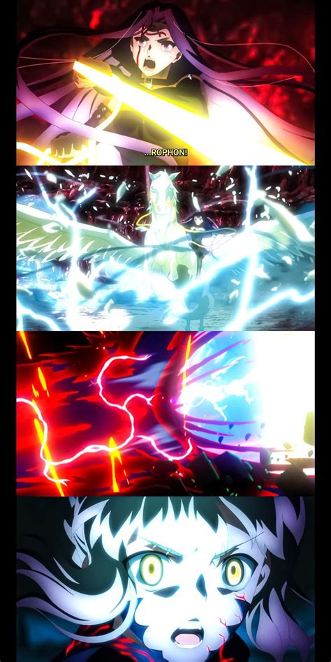 Rider Medusa Vs Saber Alter Fate Stay Night Series Fate Stay Night