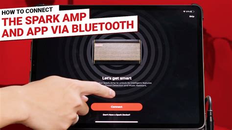 how to connect the spark amp and app via bluetooth youtube