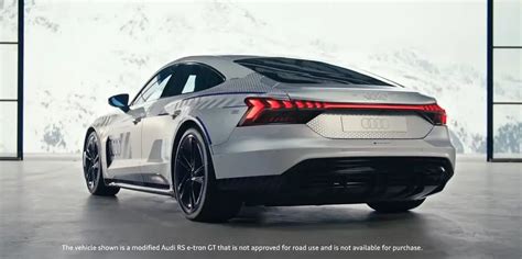 Teaser Audi RS E Tron GT Sport Quattro Ice Race Concept