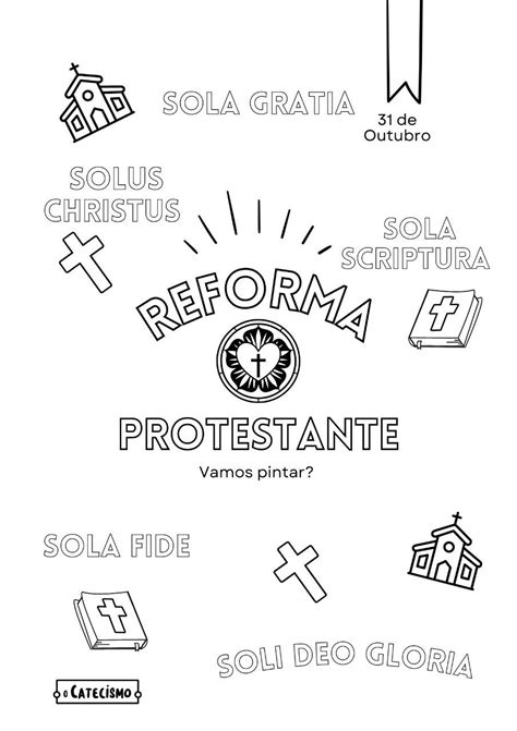 Five Solas Coloring Page Artofit