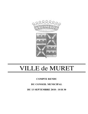 Remplissable En Ligne Compte Rendu De La Sance De Conseil Municipal Du