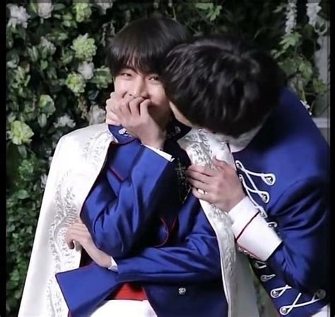 Taekook Kiss Taekook Bts Jungkook And V Kim Taehyung Funny Namjin