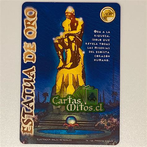 79 126 Estatua De Oro Mitos Y Leyendas El Reto Cartas Mitos