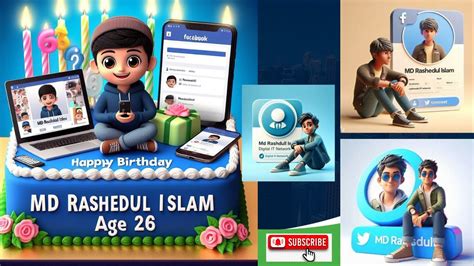 How To Create New Trending Social Media 3D Profile Picture YouTube