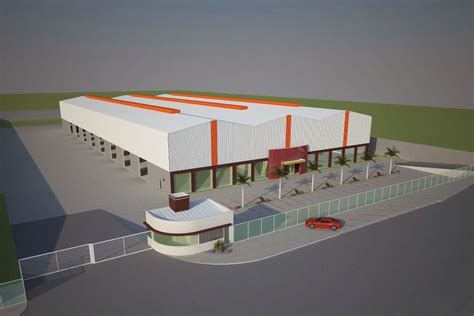 projeto galpão comercial 7000 metros industria americana sp arquitetura