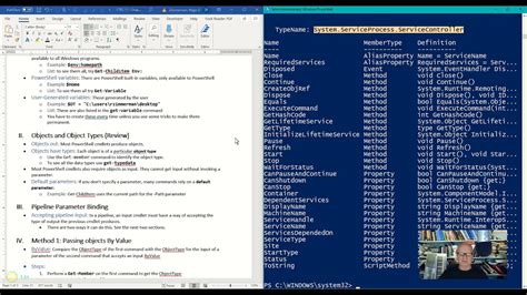 powershell review of objects intro to powershell series video 9 5 youtube