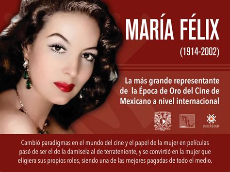 Museo de la Mujer on Twitter 8 de abril de 1914 Nació María Félix