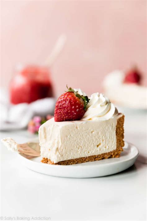Perfect No Bake Cheesecake Recipe Sallys Baking Addiction