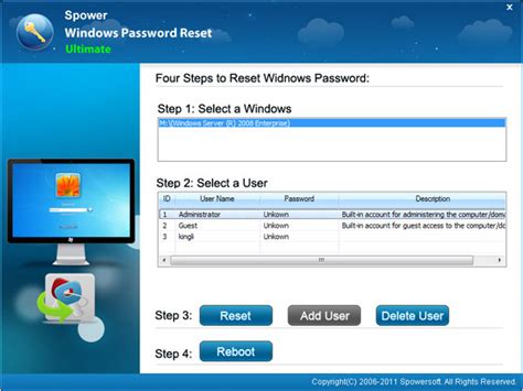 Windows Password Reset User Guide Reset Domain Admin Password
