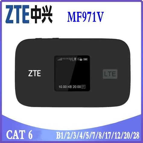 Roteador Wi Fi Zte Mf971v Cat6 Desbloqueado Original 300mbps 4g Lte