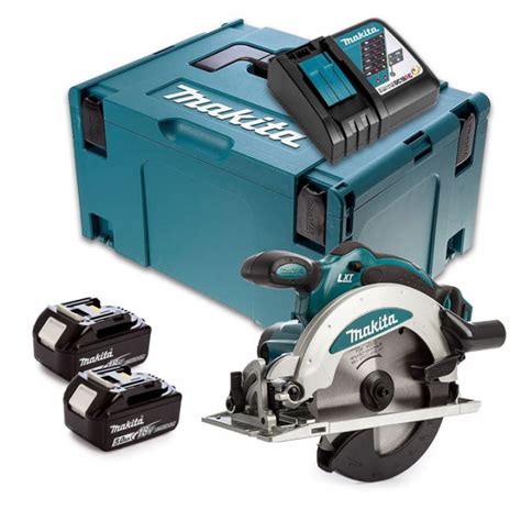 Scie Circulaire 18v Lxt 165 Mm 2x5 0 Ah Makita DSS610RTJ