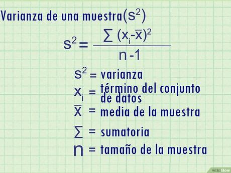 Formula De La Varianza Poblacional Tkb