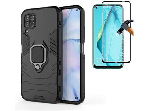 Kit Capa e Película de Vidro 5D Full Cover Huawei P40 Lite Defender