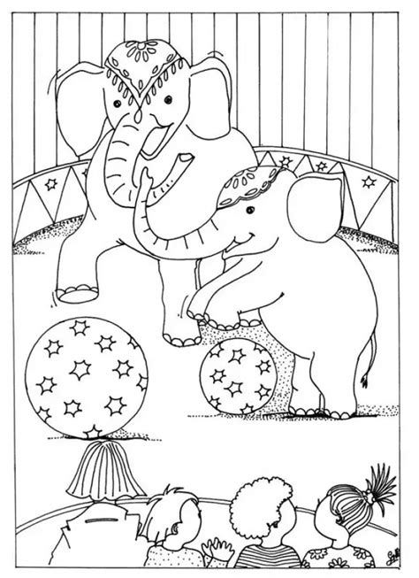 Circo Para Colorear Pintar E Imprimir