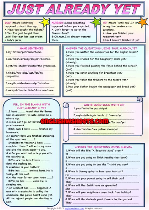 Present Perfect Tense Esl Reading Comprehension Worksheet Artofit