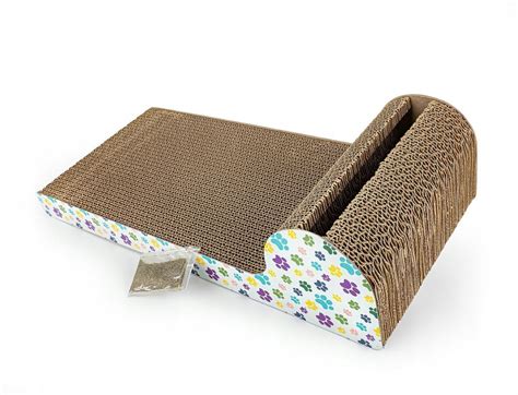 DRAPAK DLA KOTA KARTONOWY TEKTUROWY ZABAWKA 53x13x24cm KOCIMIĘTKA