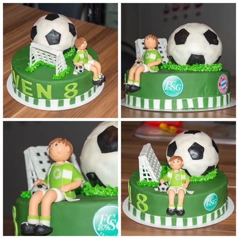 Fussballtorte Fondant Torten