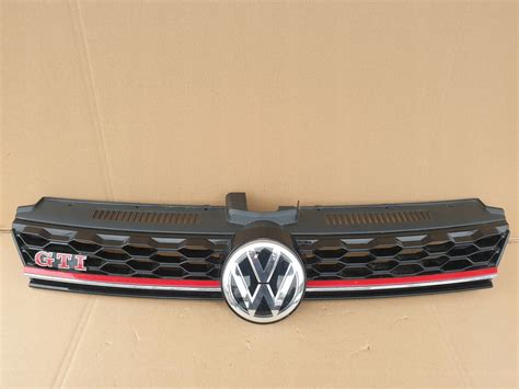 VW GOLF VII GTI LIFT ATRAPA GRILL 5G0853651CM 10624206608 Oficjalne