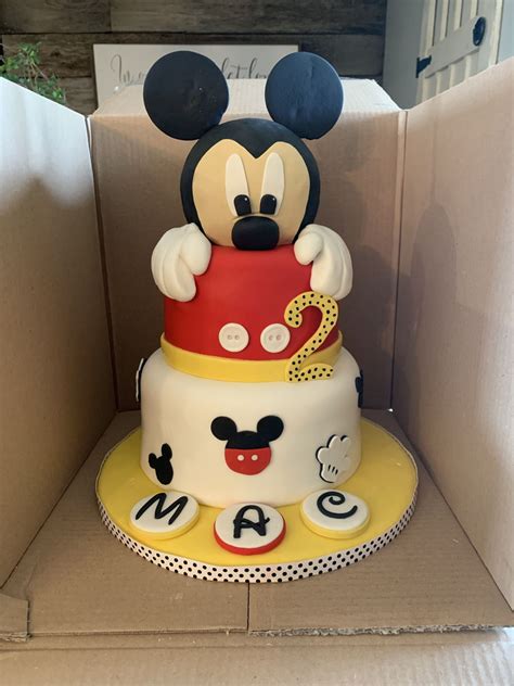 Mickey Mouse Castle Cake