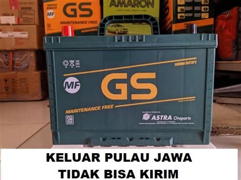 Aki Gs Astra Original Aki Mf N Aki Mobil Kering Ah Ampere