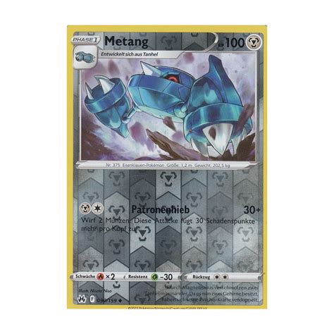Metang 090 159 REVERSE HOLO Zenit der Könige Pokemon Karte kaufen
