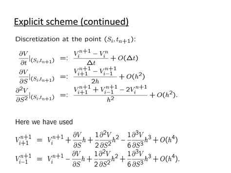 ppt finite difference schemes powerpoint presentation free download id 1752323