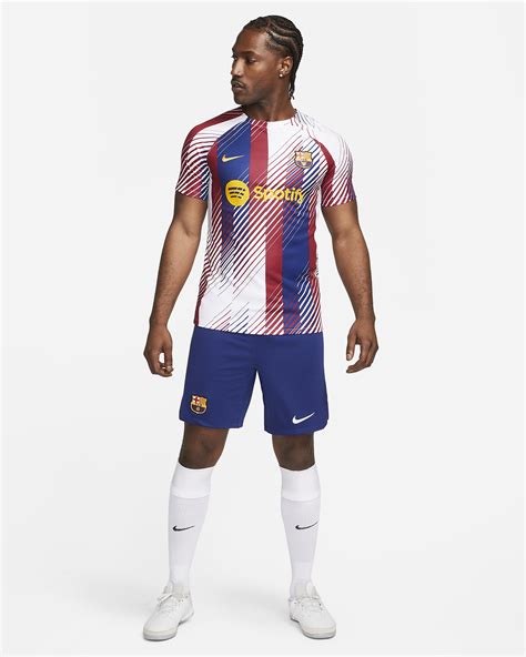 F C Barcelona Academy Pro Men S Nike Dri Fit Pre Match Football Top