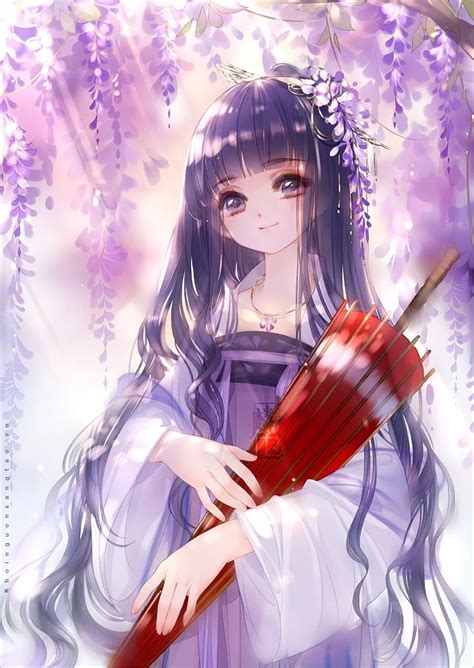 Hướng dẫn vẽ hình ảnh anime nữ ngầu cổ trang tự tin và quyến rũ