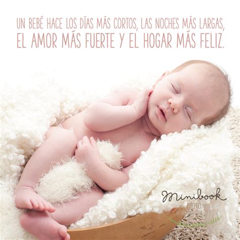 Un bebé hace los días mas cortos las noches más largas el amor más