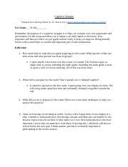 Cogntivewrapper Docx Cognitive Wrapper Adapted From Teaching