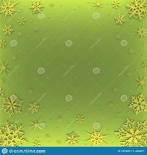 Tarjeta De Navidad Adornada Con Los Copos De Nieve Blancos Modelo Para
