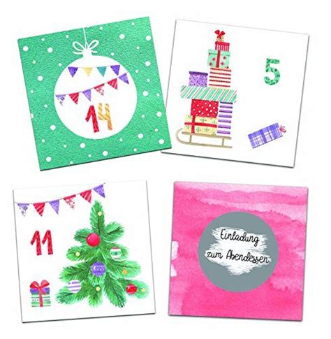 125 Ideen um einen selbstgemachten Adventskalender zu befüllen Cards