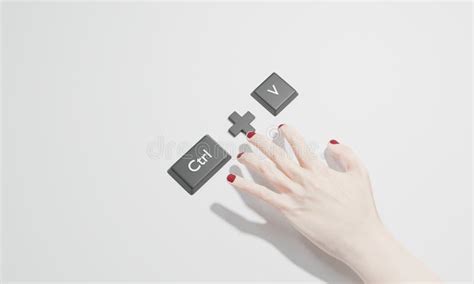 Ctrl Alt And Del On White Background Flat Style Keybord Shortcut