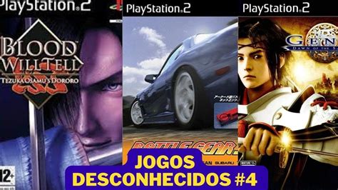 JOGOS DESCONHECIDOS PS2 PARTE 4 JOGOS OBSCUROS PLAYSTATION 2 YouTube