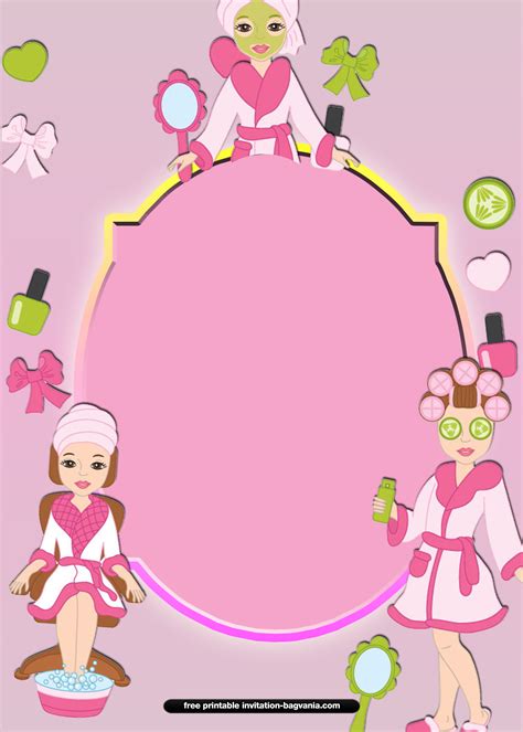 Free Spa Party Printables PRINTABLE TEMPLATES