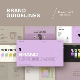 Freepiker Brand Guideline Presentation Template