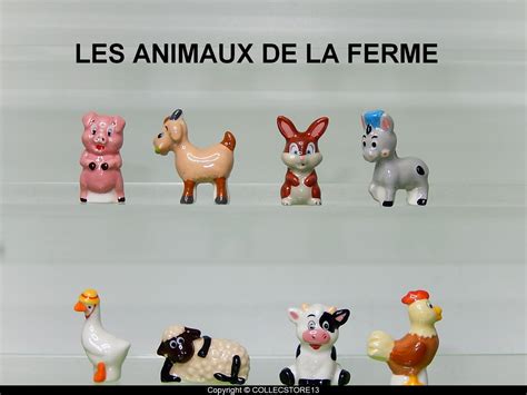 SERIE COMPLETE DE FEVES LES ANIMAUX DE LA FERME 2024 Fèves de