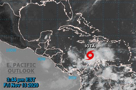 Tormenta Tropical Iota Se Forma En El Atl Ntico Aquiahora