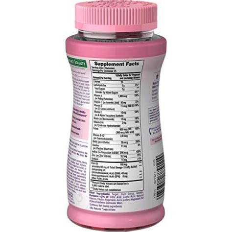 Natures Bounty Optimal Solutions Essential Prenatal Gummies