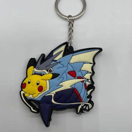 Porte clé Pokémon Kawaii Pikachu et Leviator Boutique Pokemon