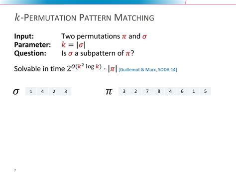 introduction to parameterized algorithmics ppt download