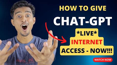 The Secret For How To Connect CHAT GPT To LIVE INTERNET ACCESS