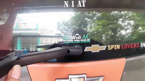 Cara Pahe Ganti Karet Wiper Spin Youtube