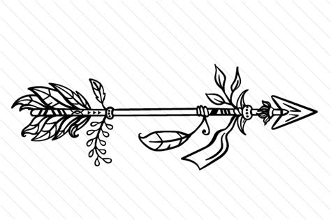 Boho Arrow SVG Cut File By Creative Fabrica Crafts Creative Fabrica