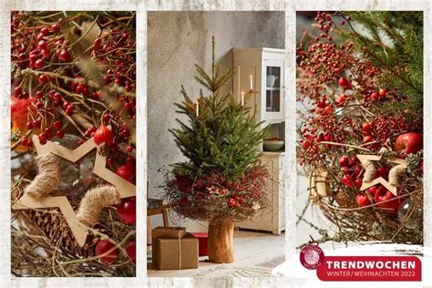 X MAS Trend 2022 Christmas Cottage Trendbaum ganz natürlich