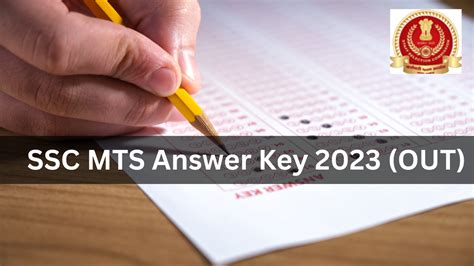 Ssc Mts Answer Key For Tier Exam Released At Ssc Nic In Check